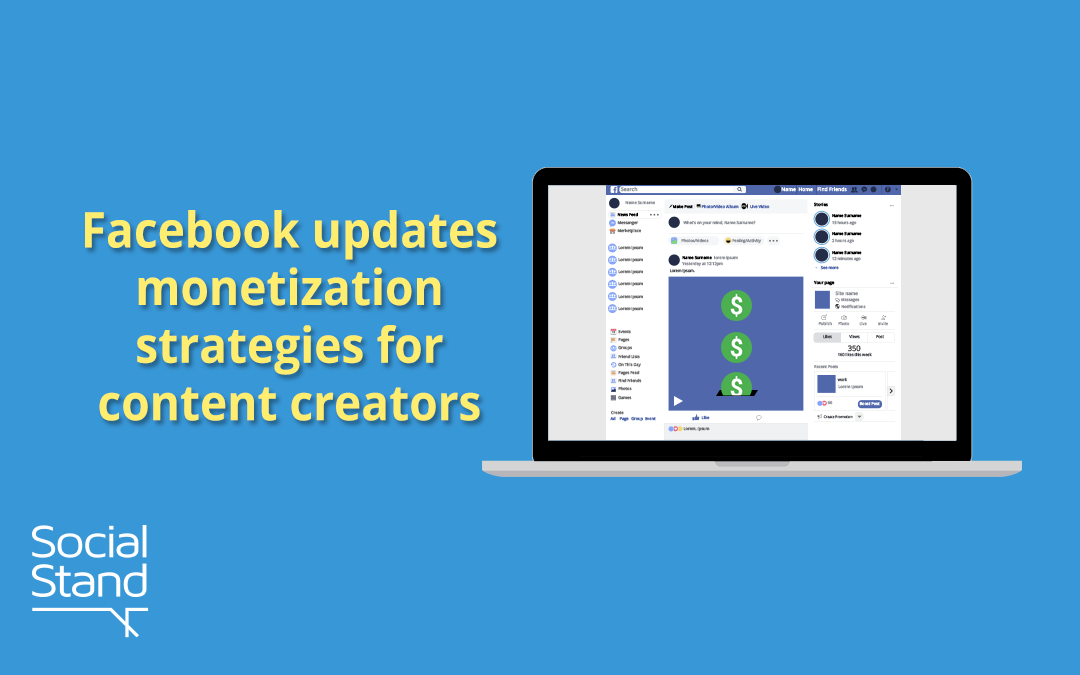 Facebook Updates Monetization Strategies for Content Creators - Social ...