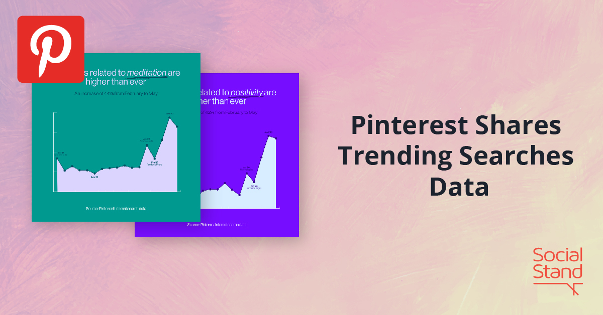 Pinterest Shares Trending Searches Data - Social Stand