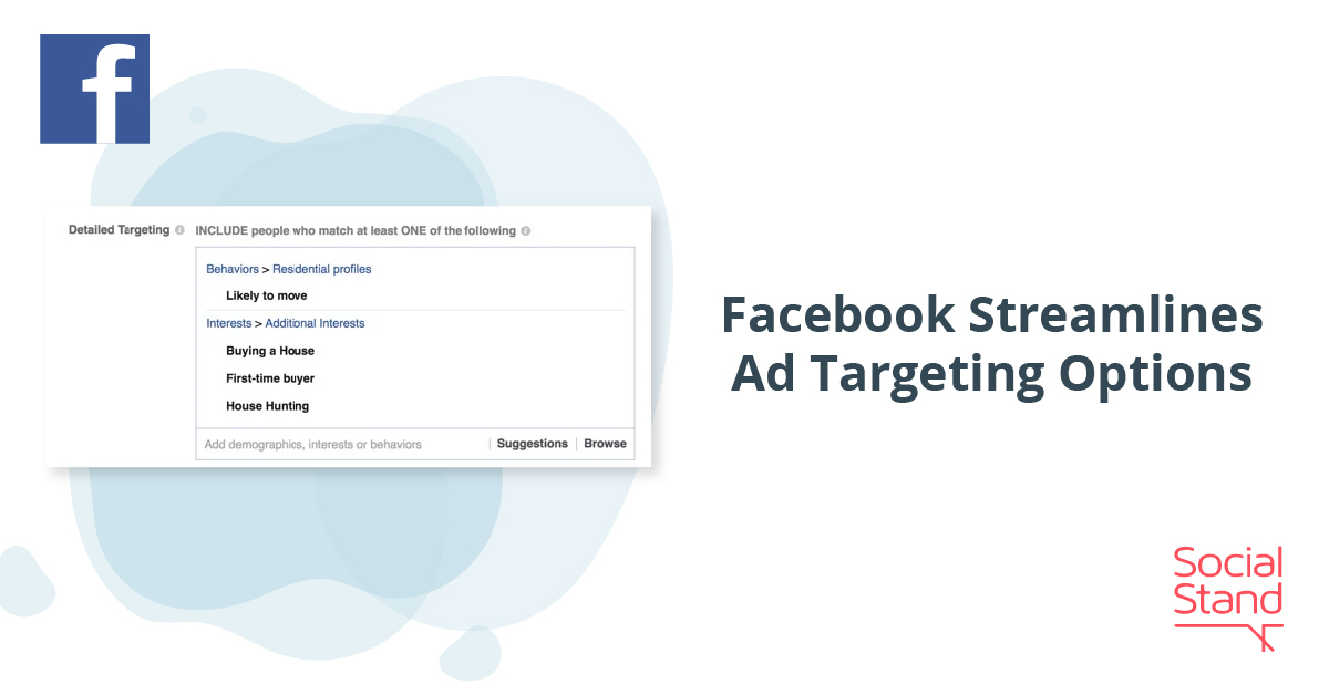 Facebook Streamlines Ad Targeting Options - Social Stand
