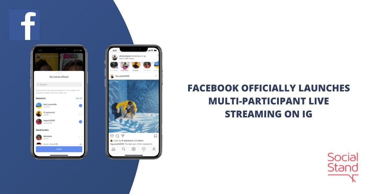 Facebook Officially Launches Multi-Participant Live Streaming on IG ...