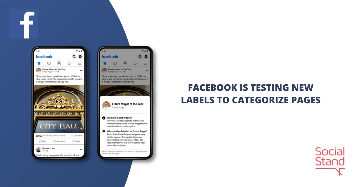 Facebook is Testing New Labels to Categorize Pages - Social Stand