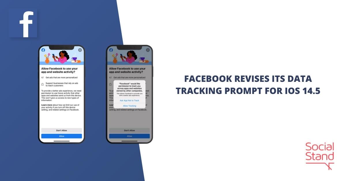 Facebook Revises Its Data Tracking Prompt for iOS 14.5 - Social Stand