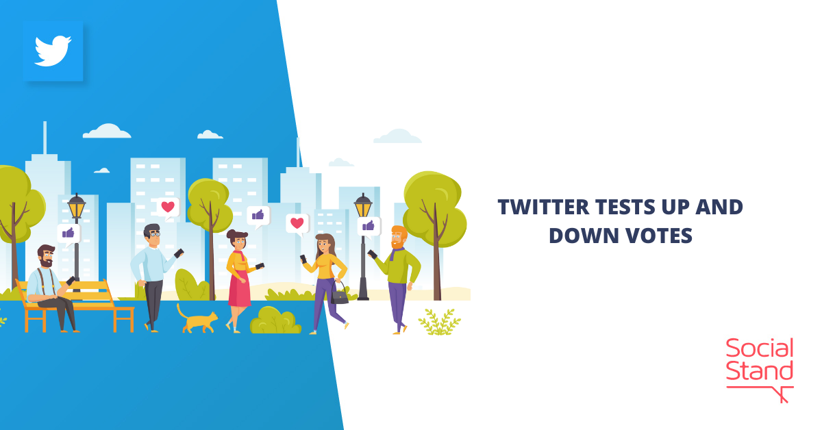Twitter Tests Up and Down Votes - Social Stand