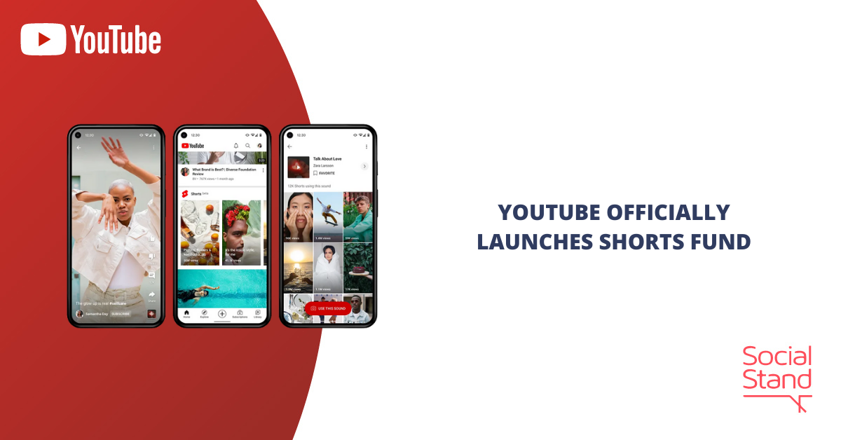 YouTube Officially Launches Shorts Fund - Social Stand