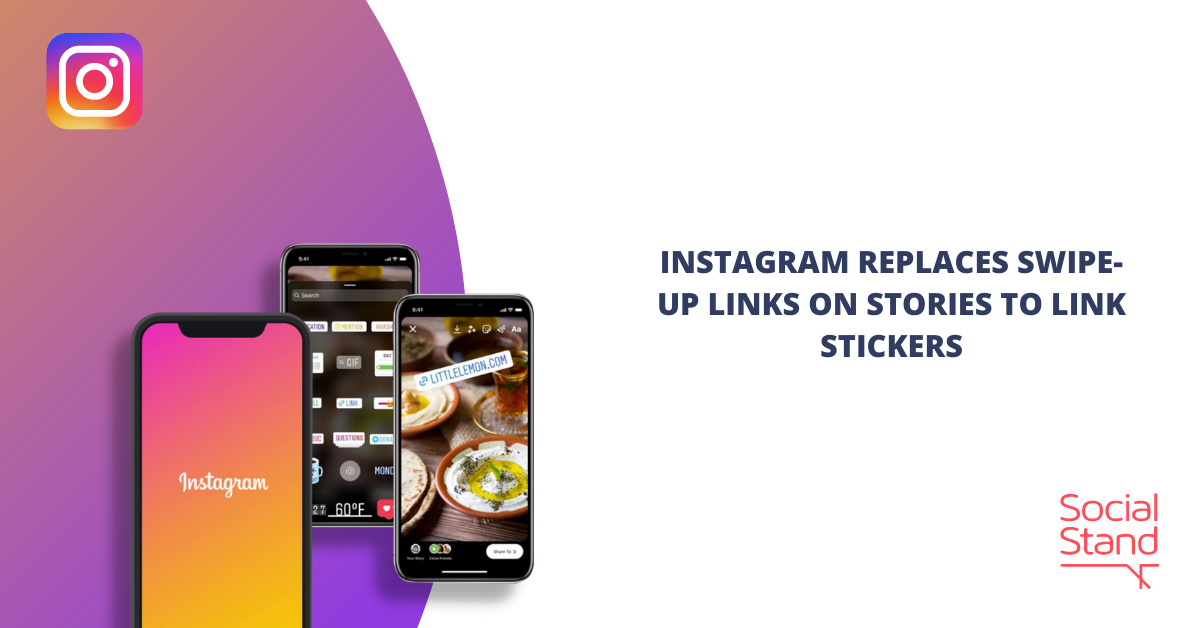 Instagram replaces Swipe-Up Links on Stories to Link Stickers - Social ...