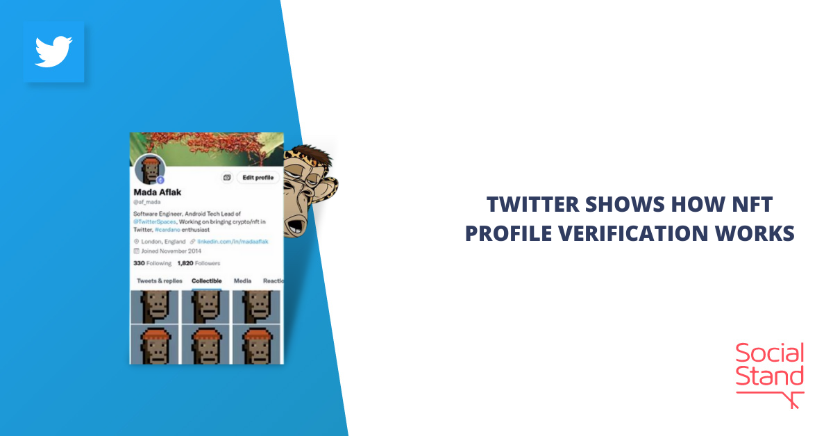 Twitter Shows How Nft Profile Verification Works - Social Stand