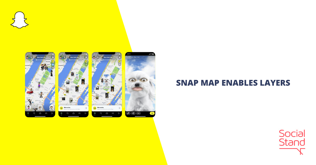 Snap Map Enables Layers - Social Stand