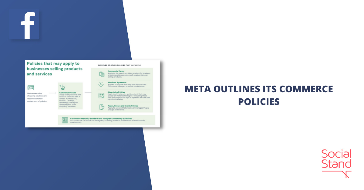 Meta Outlines Its Commerce Policies - Social Stand