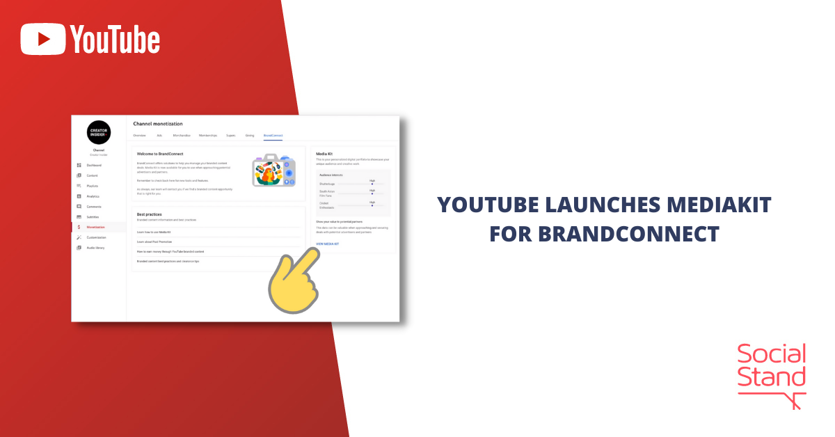 YouTube Launches Media Kit for BrandConnect - Social Stand