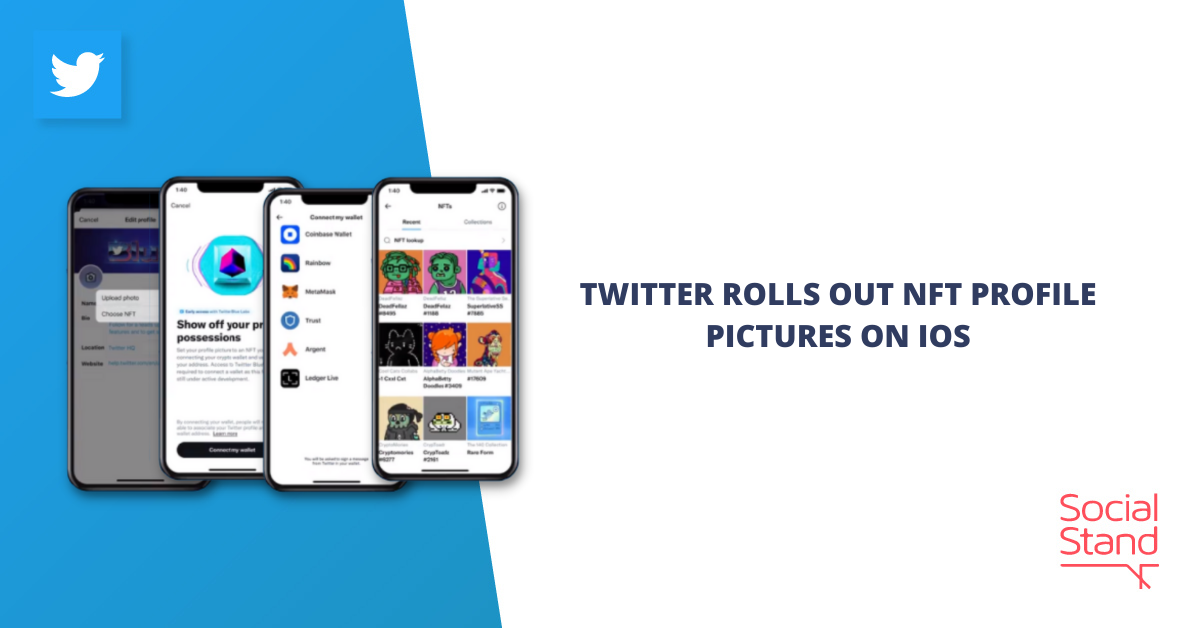 Twitter Rolls Out NFT Profile Pictures on iOS - Social Stand