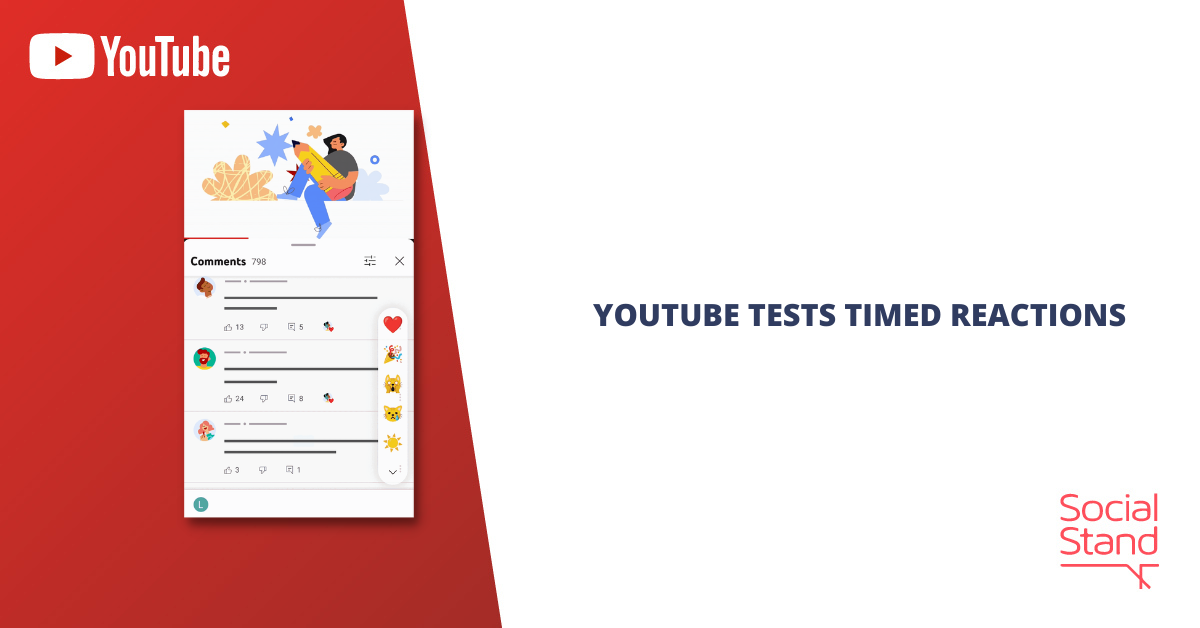 YouTube Tests Timed Reactions - Social Stand