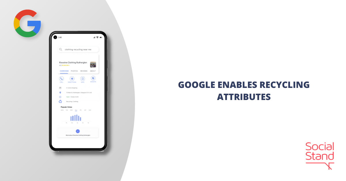 Google Enables Recycling Attributes - Social Stand