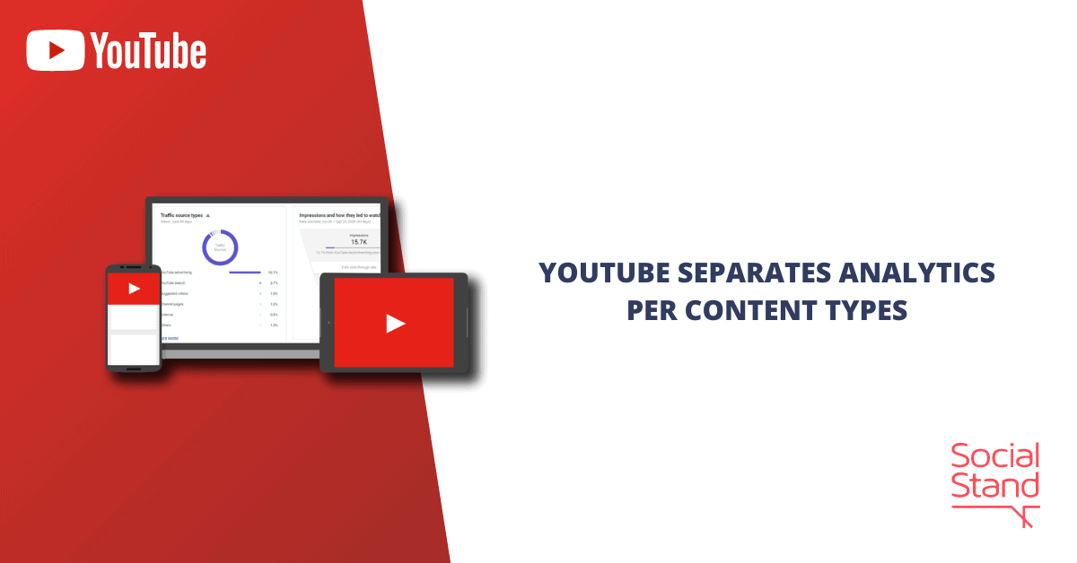 YouTube Separates Analytics Per Content Types - Social Stand