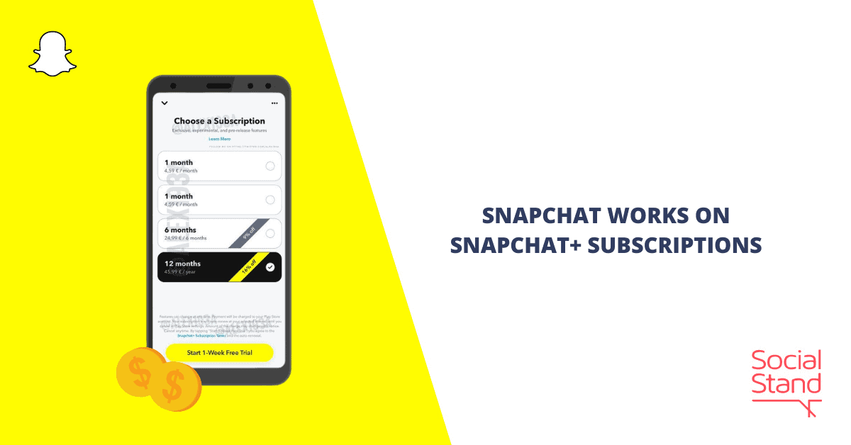 Snapchat Works on Snapchat+ Subscriptions - Social Stand