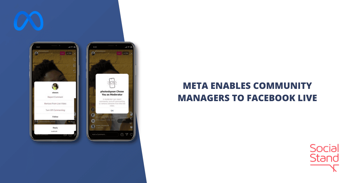 Meta Enables Community Managers to Facebook Live - Social Stand