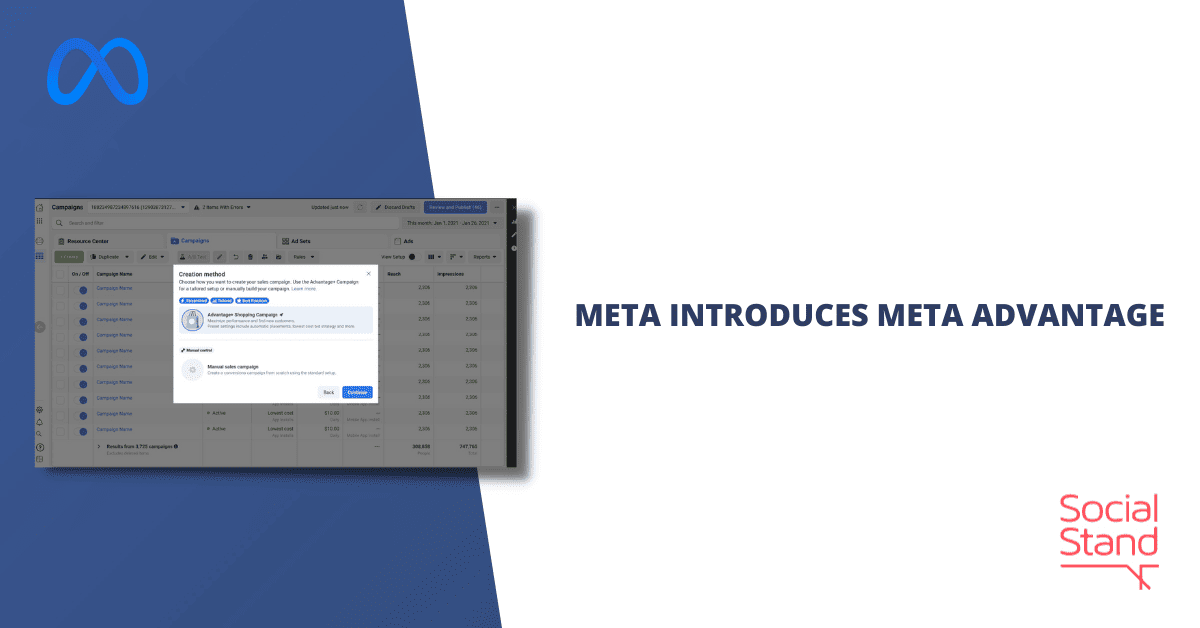 Meta Introduces Meta Advantage - Social Stand