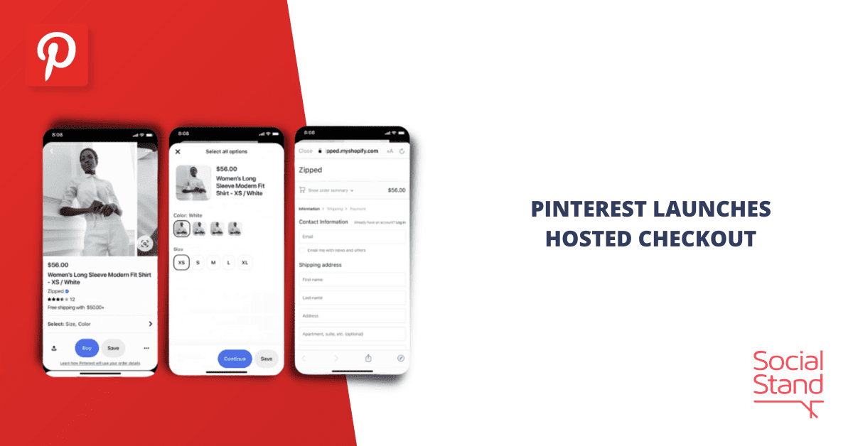 Pinterest Launches Hosted Checkout - Social Stand