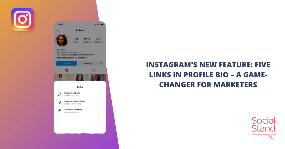 Instagram's New Feature: Five Links in Profile Bio – A Game-Changer for ...