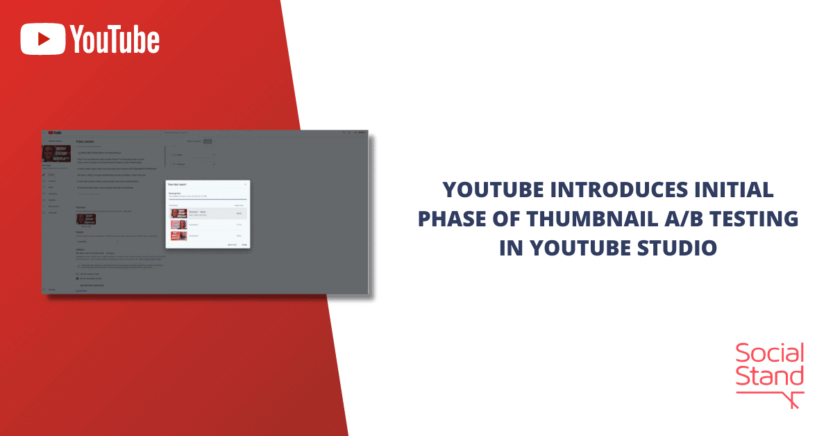 YouTube Introduces Initial Phase of Thumbnail A/B Testing in YouTube ...
