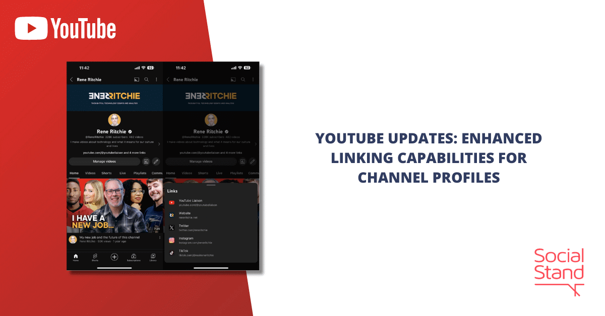 YouTube Updates: Enhanced Linking Capabilities for Channel Profiles ...